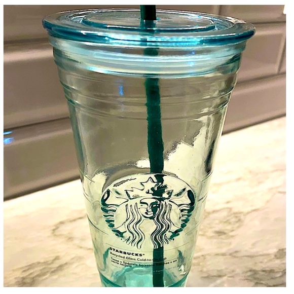 Starbucks | Kitchen | Starbucks Tumbler 2oz Recycled Glass Rare ...